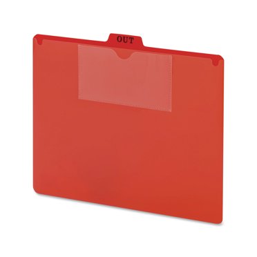 Free Shipping! End Tab Poly Out Guides, Two-Pocket Style, 1/3" End Tab ...