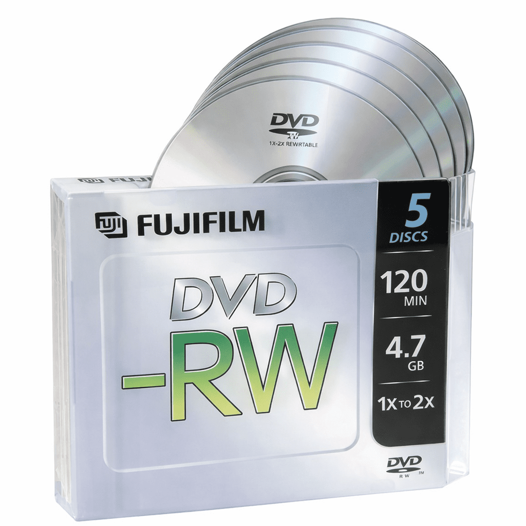 Click here for App Fujifilm 5-Discs Dvd-Rw  120 Min  4.7gb  1x To... prices