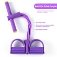 6-Tube Pedal Resistance Band for Sit-Ups & Core Training, Adjustable ...