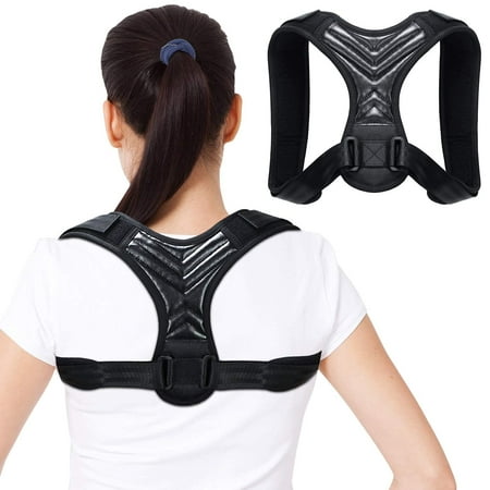 Posture Back Support Upper Back Brace Adjustable Breathable Back ...
