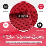 FabricLA | Red Dimple Minky Dot Fabric by The Yard | Oeko-TEX Certified ...