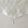 Home Essence Clarissa Diamond Sheer Embroidered Ascot Valance - Walmart.com