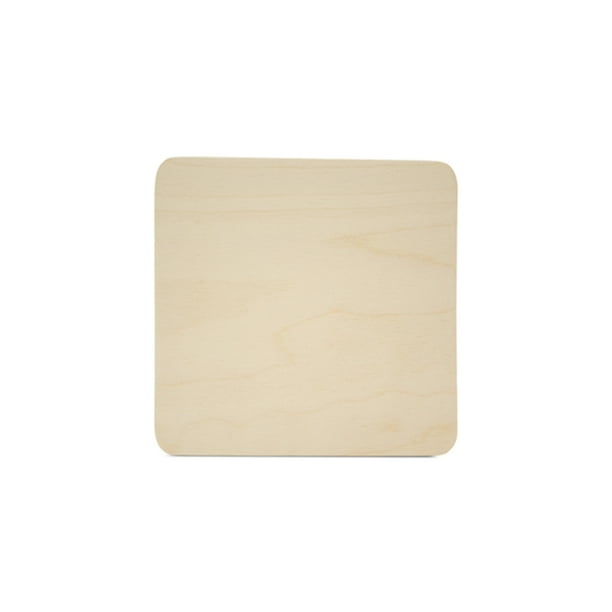 Large Square Plaque 12 x 12-inch, Pack of 1 Blank Wooden Signs with ...