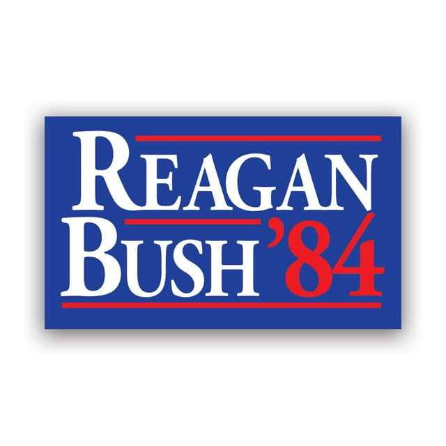 Vintage Reagan Bush 84 Sticker Decal - Self Adhesive Vinyl ...
