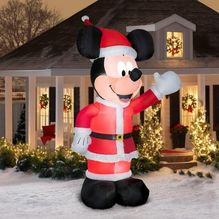 11 FT Inflatable Mickey Mouse Santa - Walmart.ca