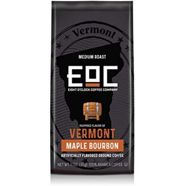 Eight O'Clock Flavors of America Vermont Maple Bourbon Ground Coffee ...