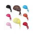 Cotton Cooling Skull Cap Du Rag Motorcycle Biker Head Wrap Do Doo ...
