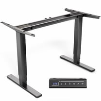 VIVO Black Electric Dual Motor Standing Desk Frame for 41 to 92 inch ...