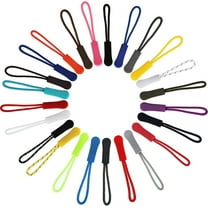 Set of 100 Strong Nylon Cord Zipper,Zipper Pull Replacement,Colorful ...