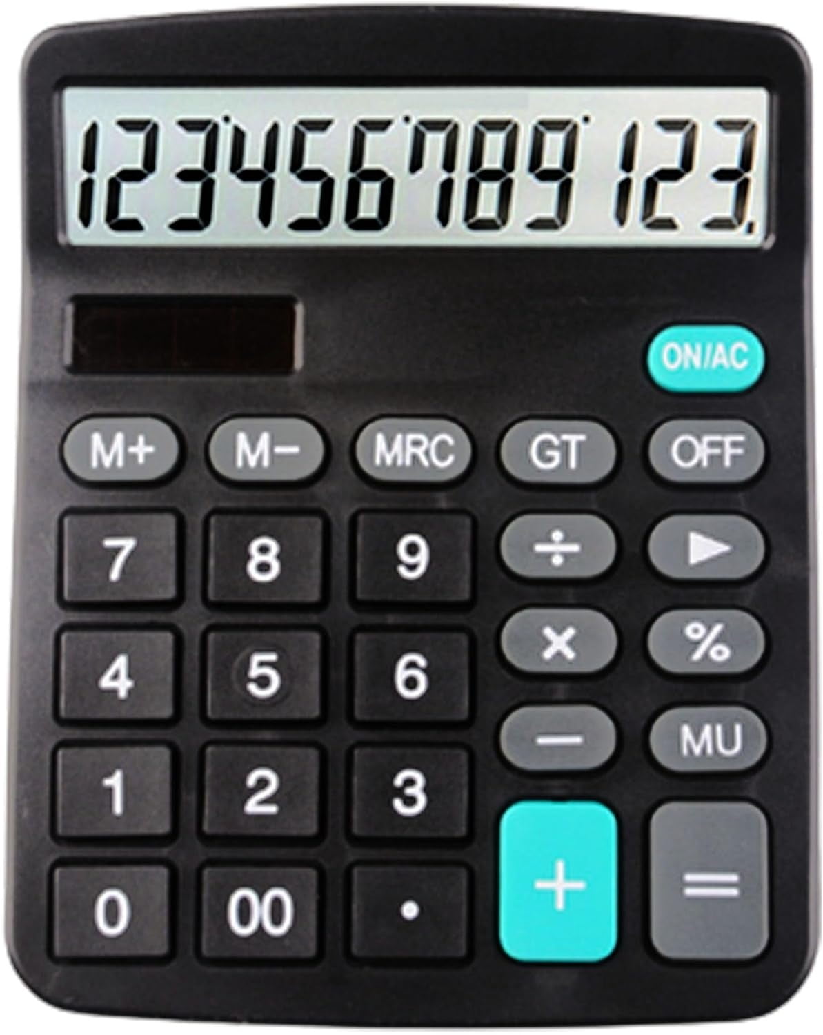 Calculadora de oficina básica: calculadoras de batería solar dual de 12 ...