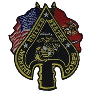 Deluxe US MARINE CORPS USMC Logo Sew On 3 Inch Patch - Walmart.com