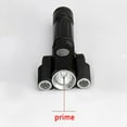 New Function Led Three Head Flashlight Outdoor Riding Direct Charge