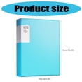 100 Pocket Document Display Folder Letter Size File Organiser Large ...