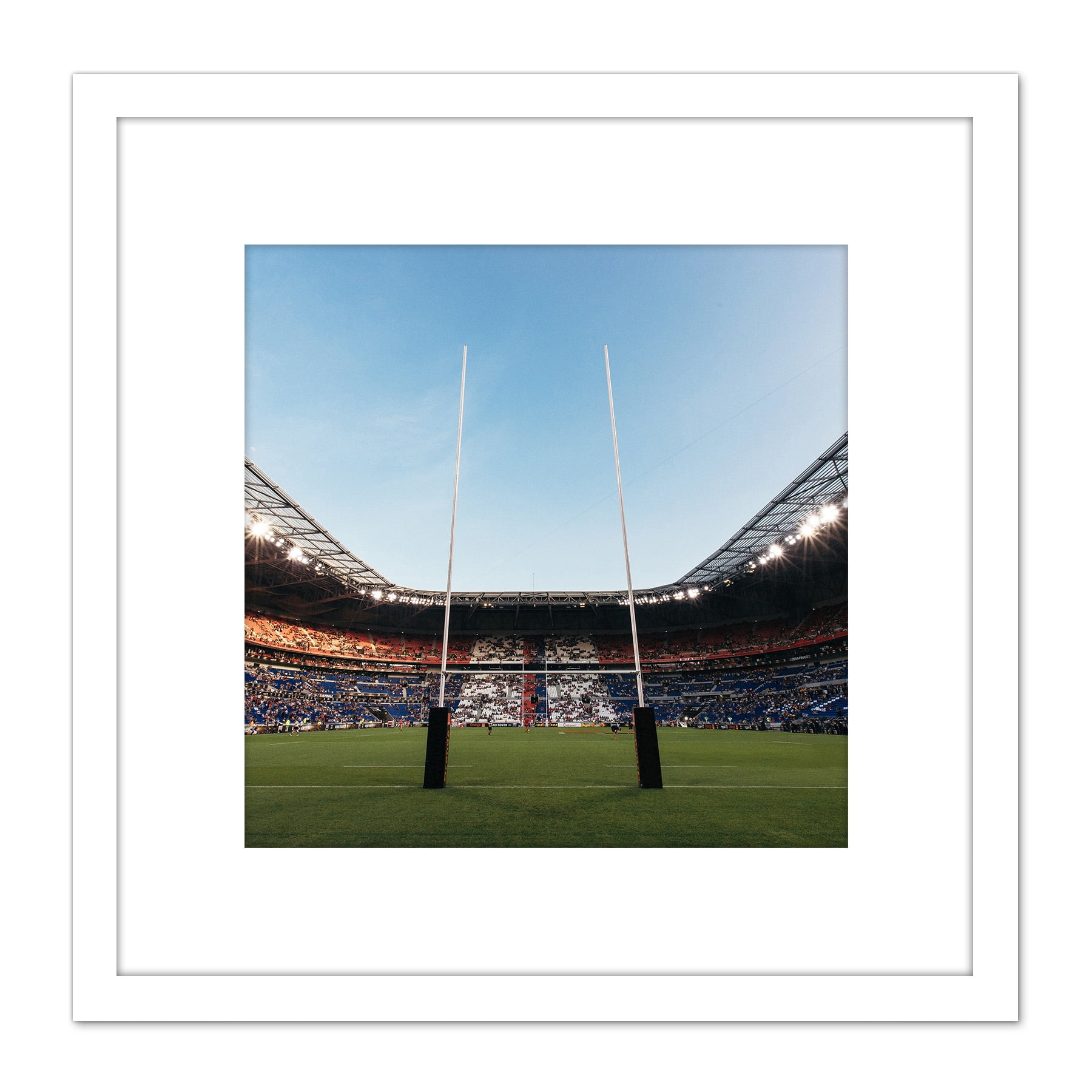 Serer Rugby Goal Posts World Cup Stadium Sport Photo 8X8 Inch Square ...