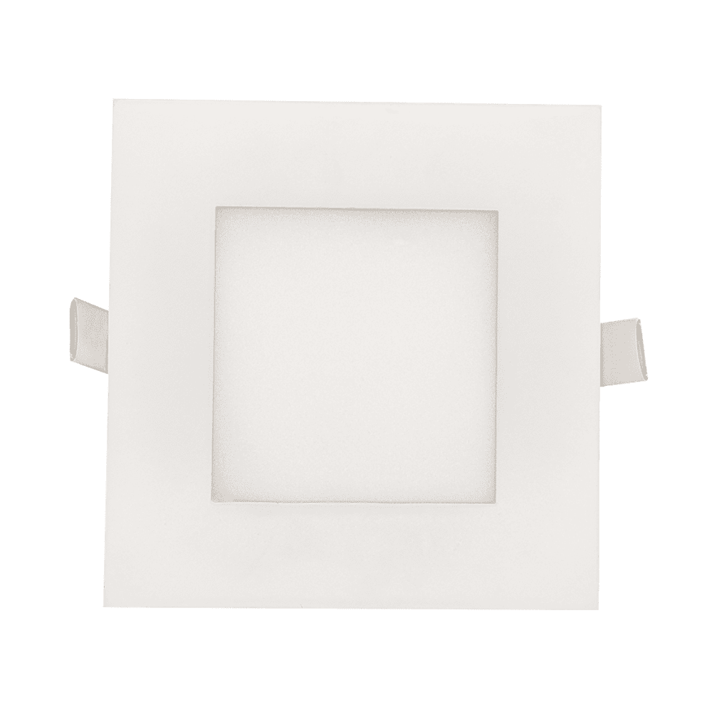 Perlglow 5 inch Slim Ultra-Thin Square Downlight Luminaire, White ...