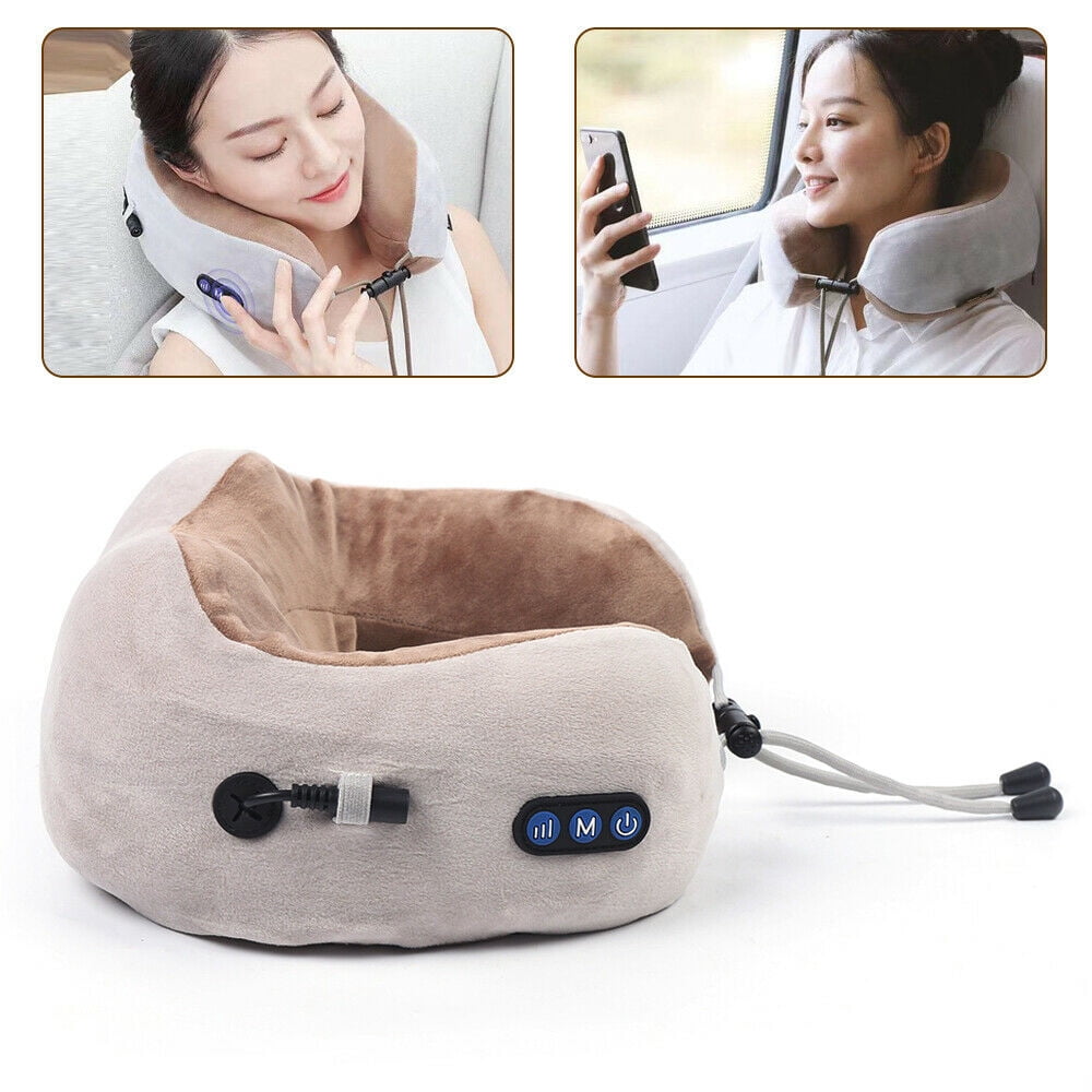 Shoulder Neck And Back Massager Pillow W Heat Deep Kneading Pillow Dc 2279