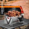 ACDANC Portable Folding Bbq Grill with Carry Bag for 1-2 People-Mini ...