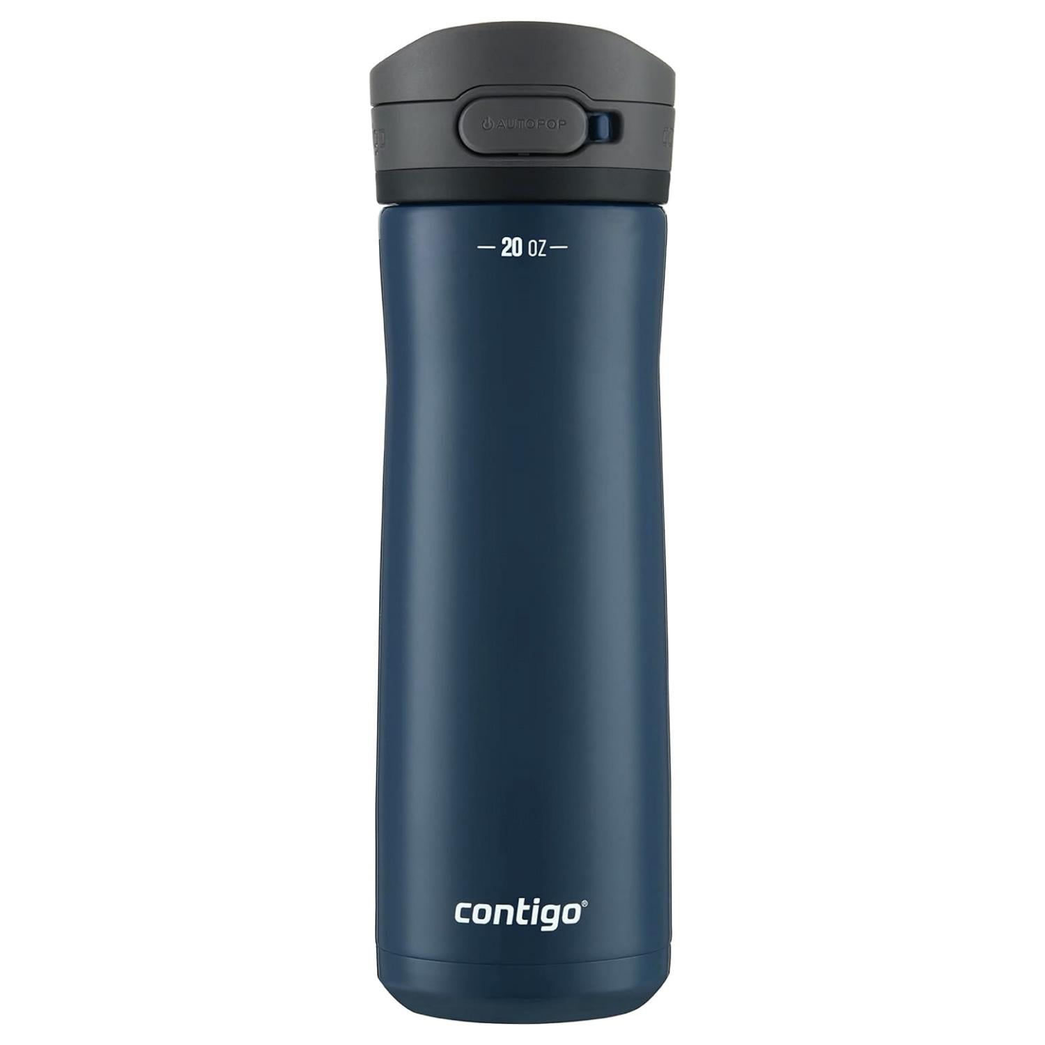 Termo Botella De Agua 20 Oz Acero Inox Autopop Contigo azul Estándar ...
