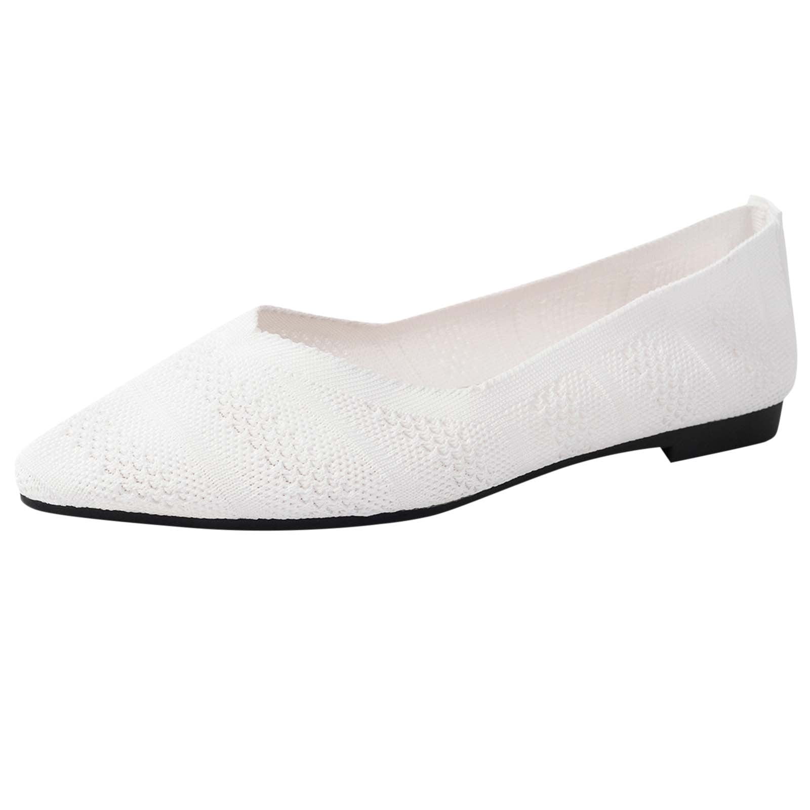 Click here for Generic White Breathable Knitted Flat Shoes For Wo... prices