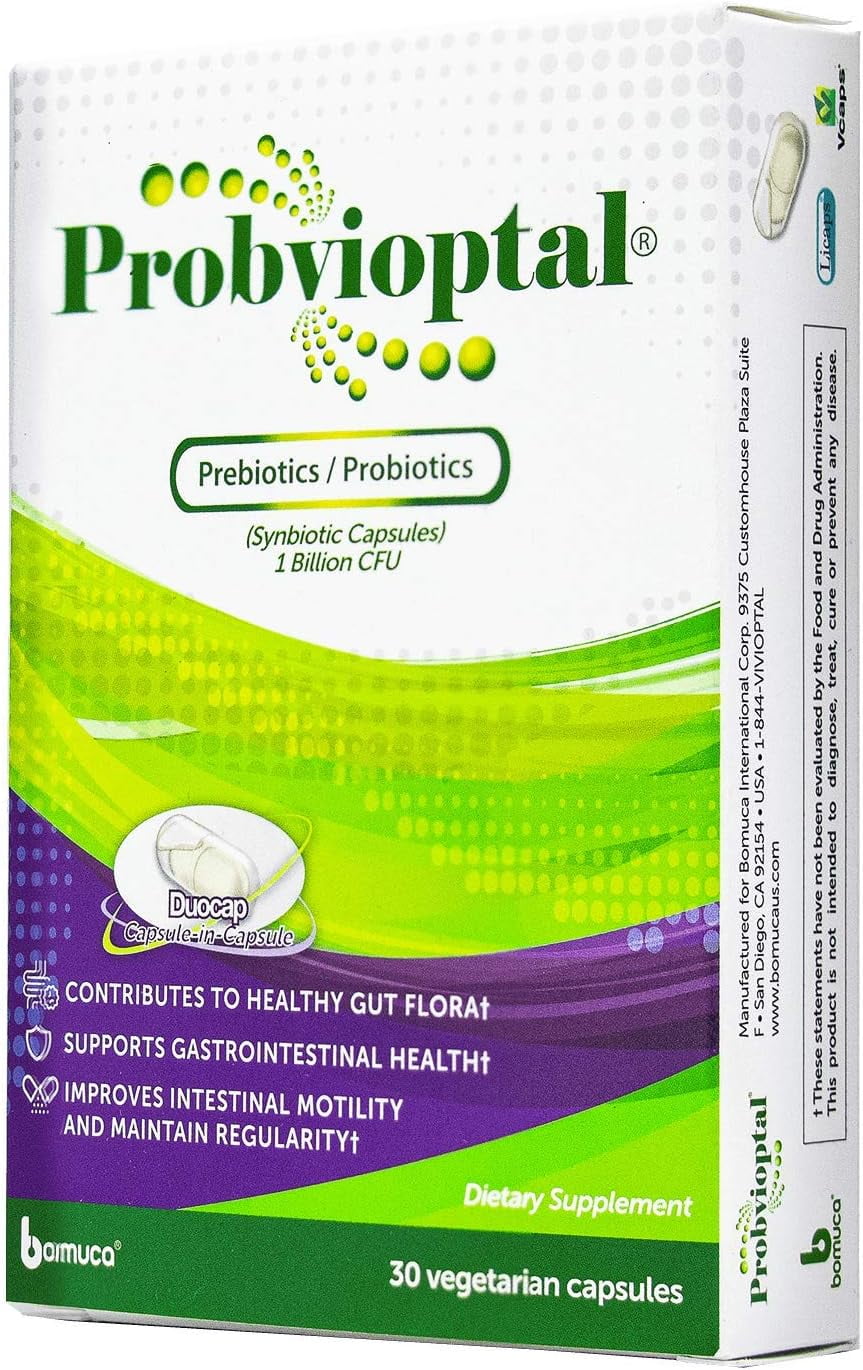 Probvioptal Probiotics &Prebiotics 30 Capsules. - Walmart.com