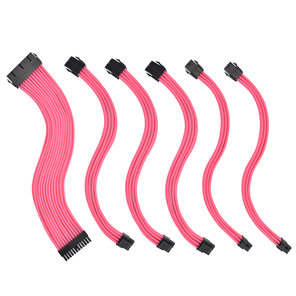 Adapter CPU Computer Connectors Power Supply Nylon Braided ATX ...