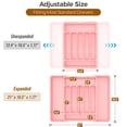 Extra Large Expandable Silverware Organizer, Cutlery Flatware Organizer ...