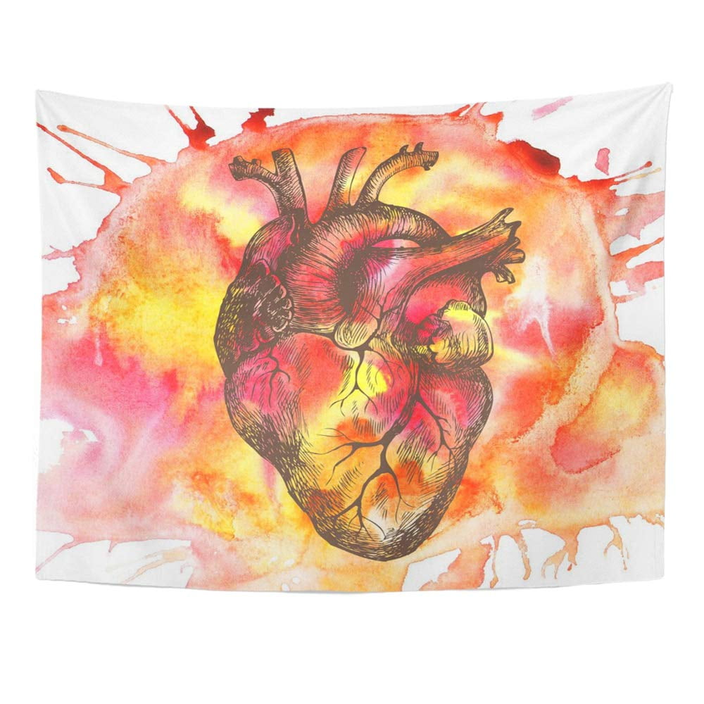 Abstract Human Heart Painting