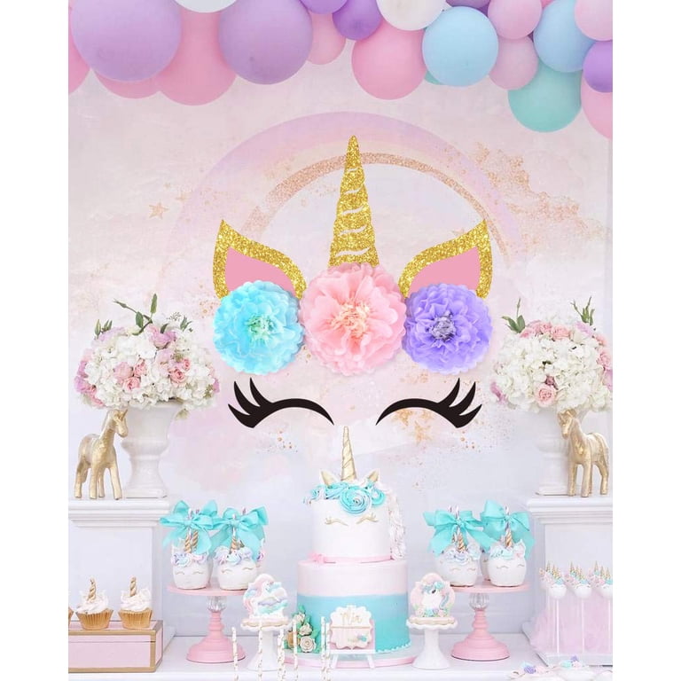 Unicorn Baby Shower Backdrop