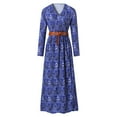 Calafebila Womens Dresses Plus Size Maxi Boho Winter Womens Dresses