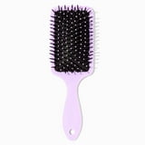 Claire's Retro Daisy Purple Paddle Hair Brush, Monochromatic Style, 9 ...