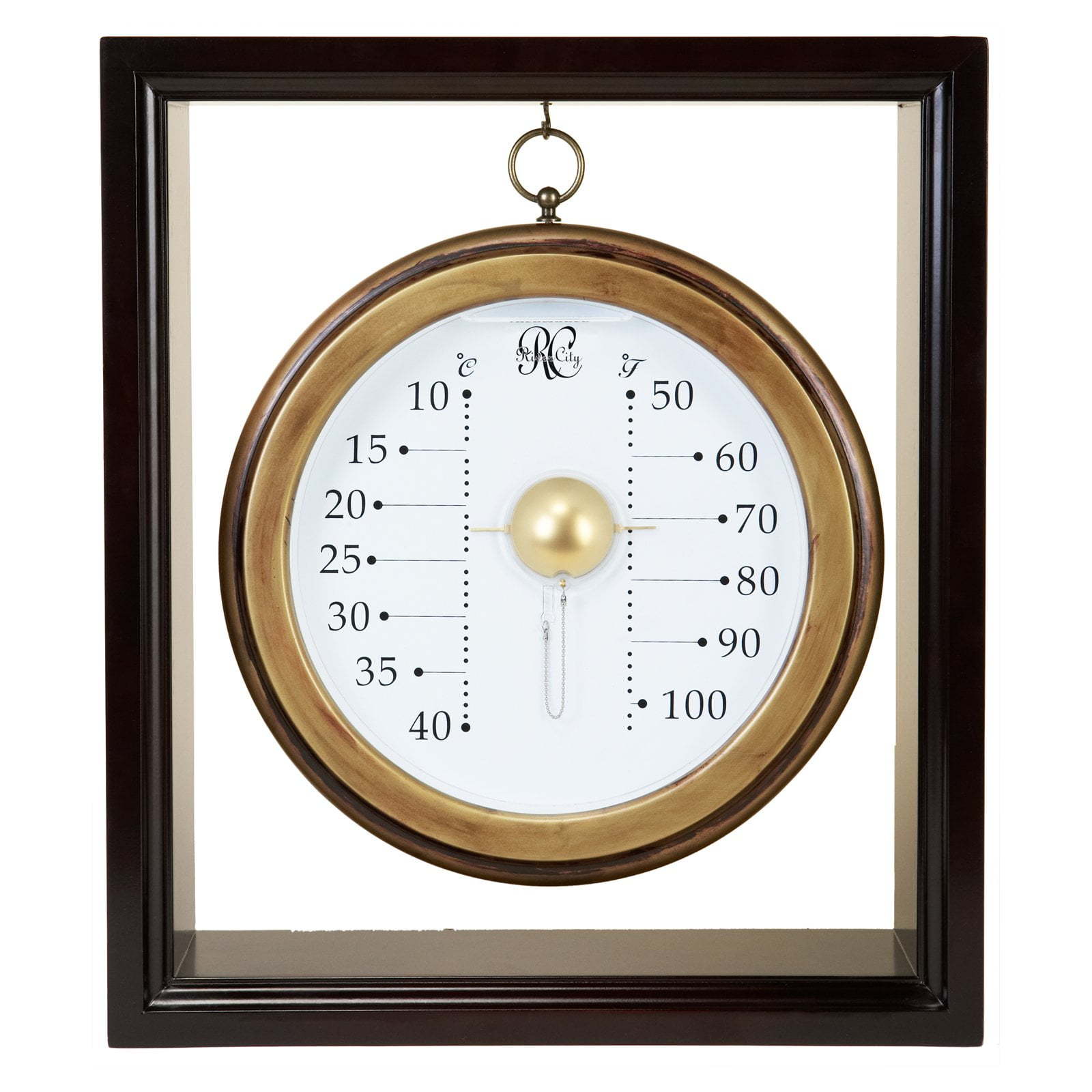River City Clocks Indoor Hanging Galileo Thermometer - Walmart.com