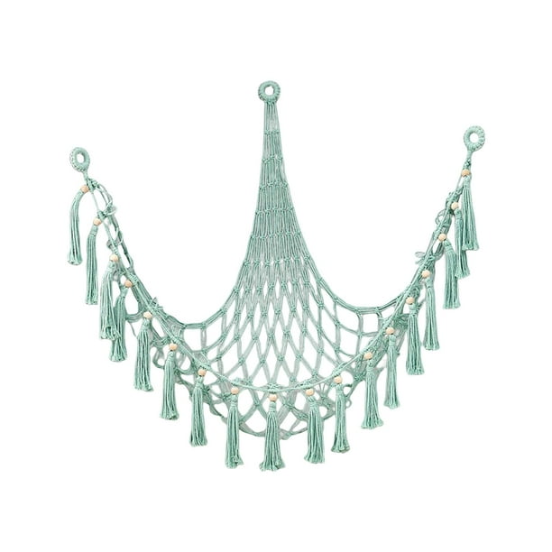 Stuffed Animal Hammock Plush Net Toy, Macrame Corner Boho Netting Wall ...