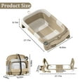 Foldable Baby Bathtub Portable Infant Baby Bath Tub with Thermometer ...