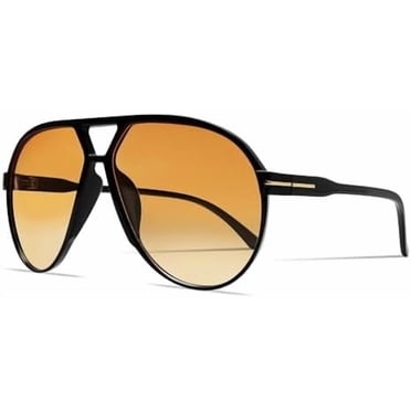 Retro Aviator Sunglasses for Women Men Oversized Classic 70s Vintage ...