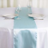 Efavormart 5PCS of Premium SATIN Table Top Runner For Weddings Birthday ...