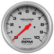 AutoMeter 6857 Pro-Comp Single Range Tachometer - Walmart.com