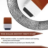 HOTBEST Identity Protection Roller Stamp Confidential Roller Stamp Anti ...