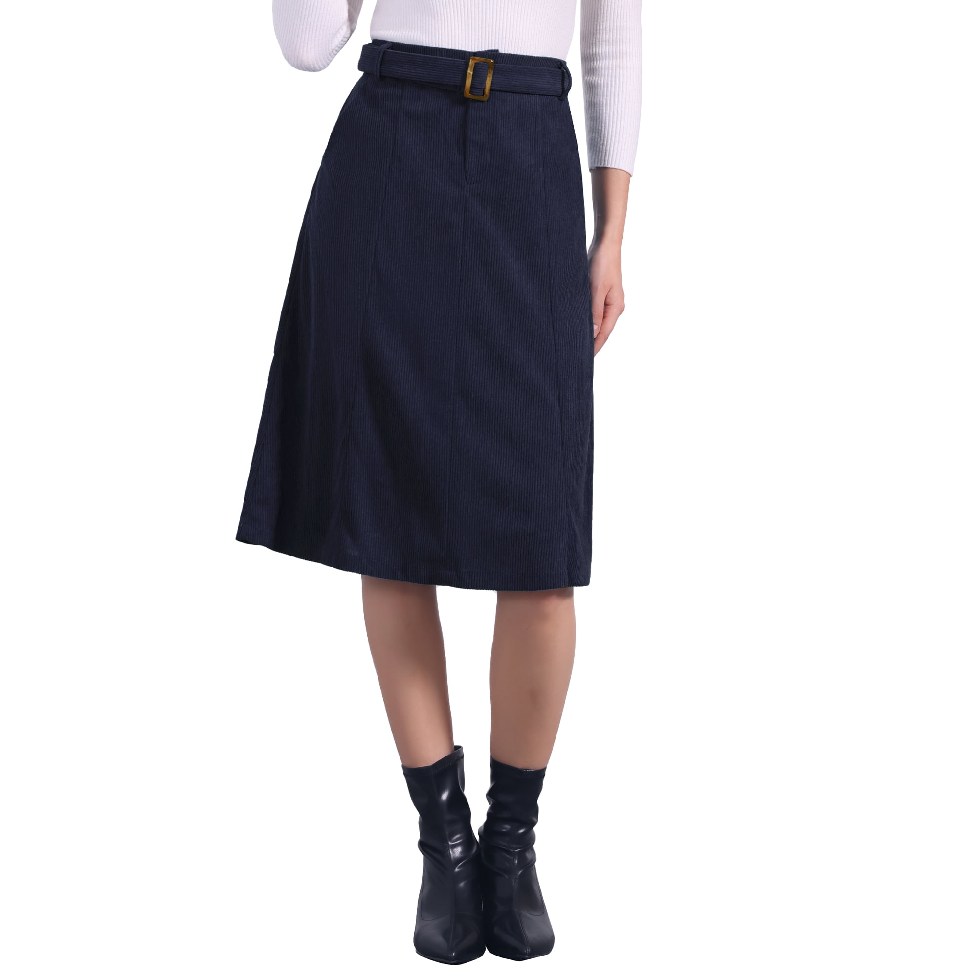 Click here for Inspire Chic Womens Skirt High Elastic Waist A-Lin... prices