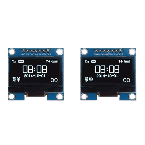 Módulo OLED Unidad SSH1106 1 3 Pulgadas 128x64 para Arduino/Raspberry Pi (7 Pines) Blanco ...