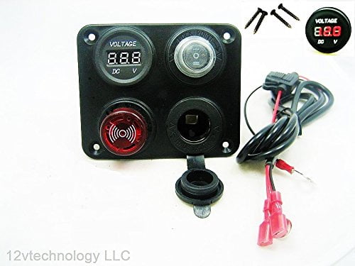 Battery Bank Monitor Minder with Low Voltage Discharge Alarm 12 Volt ...