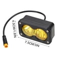 Beforeyayn Headlight Kit Led Light Bar Compatible, For Electric Bike ...