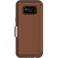 OtterBox Samsung Galaxy S8 Plus Strada Series Folio Case, Burnt Saddle ...