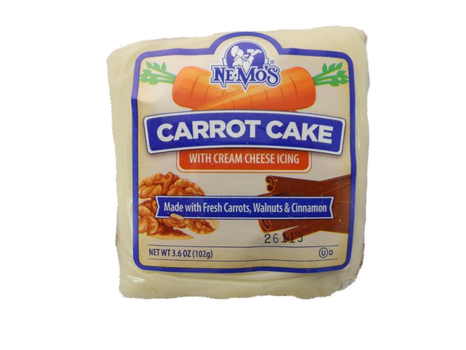 Nemo's Carrot Cake Square 6count (PACK OF 6) - Walmart.com
