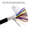DB25 RS232 25Pin Male Female Port Cable 26AWG Tinned Double Shielded ...