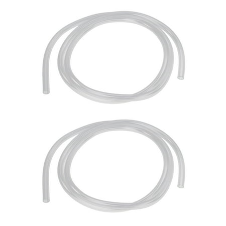 2X 2M/6.56Ft 9.5X12.7mm Transparent Pvc Pipe Tube Pc Water Cooling Soft ...