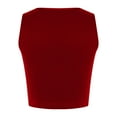 Crop Tops For Women Sleeveless Solid Color Slim Fit Workout Tank Tops