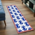 2'x6' Rug Runners for Hallways Kitchen, Blue Coastal Carb Non Slip ...