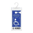 Clear Plastic Handicap Placard Holder for Cars to Keep Parking Permit ...