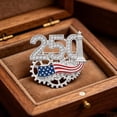 Win s Way 1/10/20/50/100 Pieces 250th Anniversary USA Lapel Pin ...