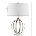 Logan 26" Metal Orb LED Table Lamp, Polished Nickel - Walmart.com